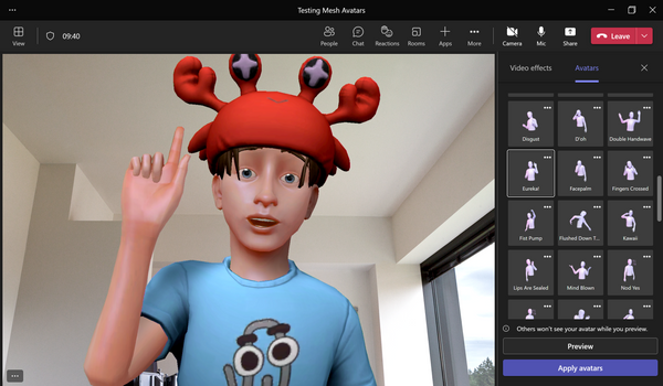 What are Mesh Avatars in Microsoft Teams - How To Mesh 😎